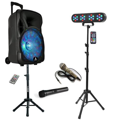 Produit Le trio Karaoké, micro, haut parleur